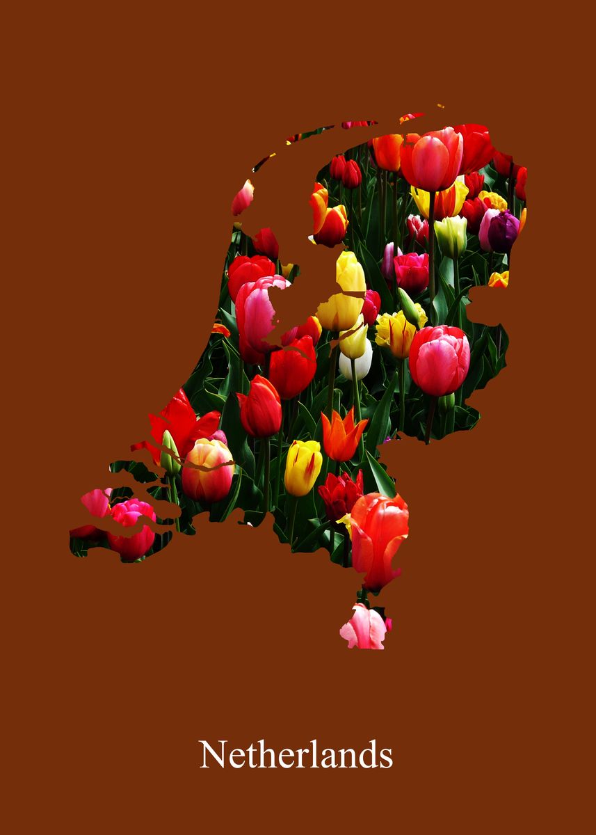 'Netherlands' Poster by Rania | Displate