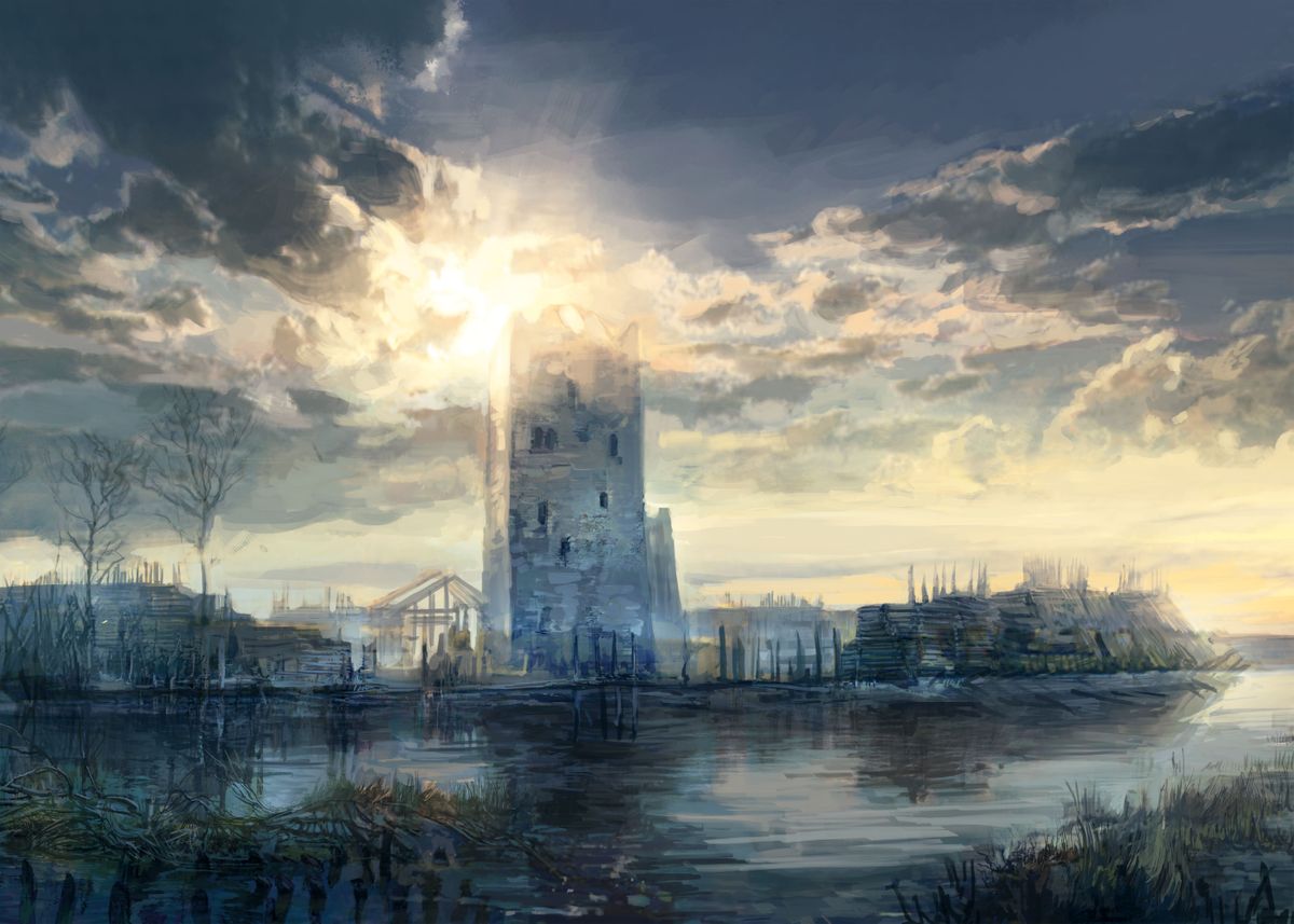 'Tower' Poster by Witcher 3 | Displate