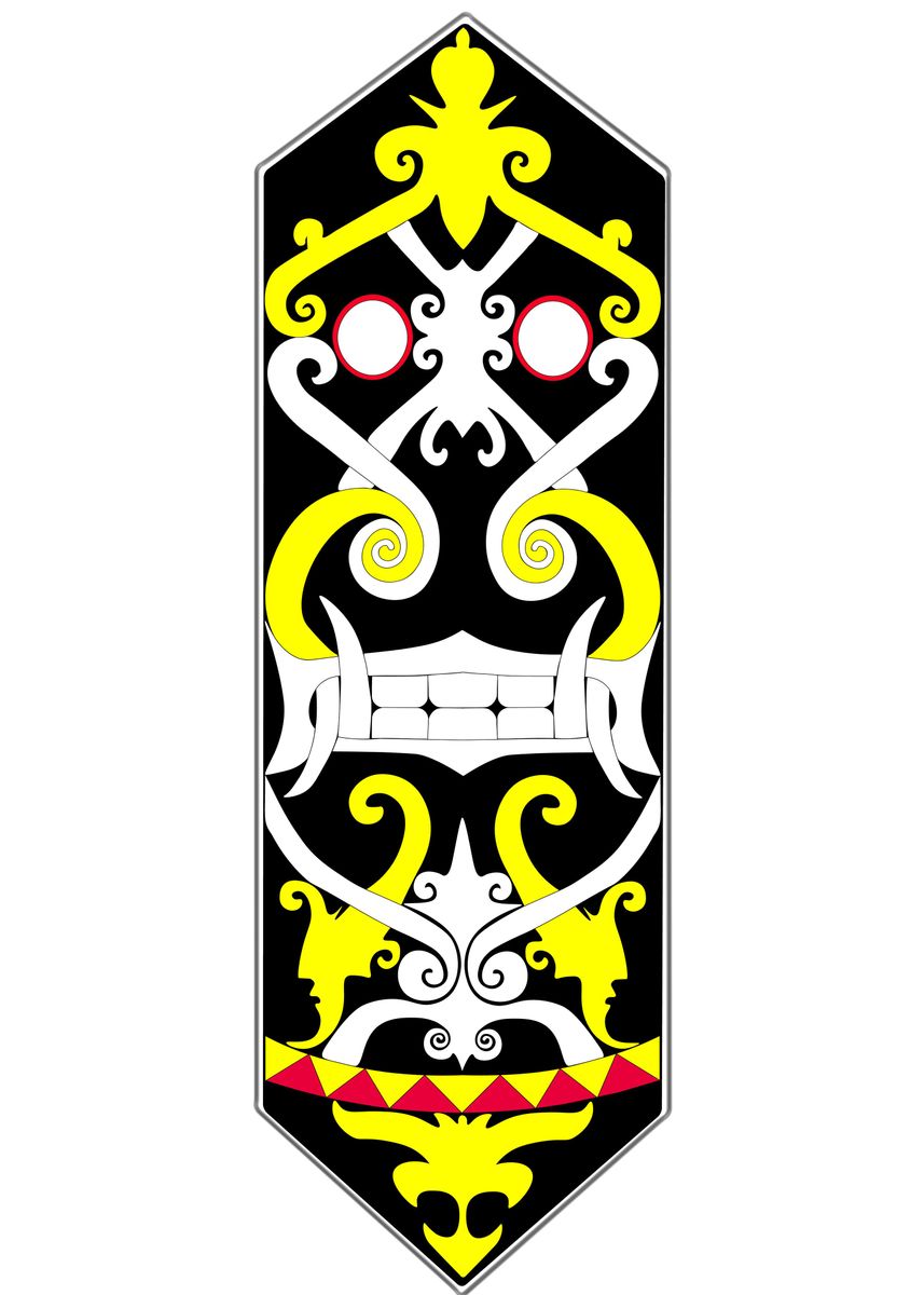 'Sarawak Armor Shields' Poster, picture, metal print, paint by Choo ...