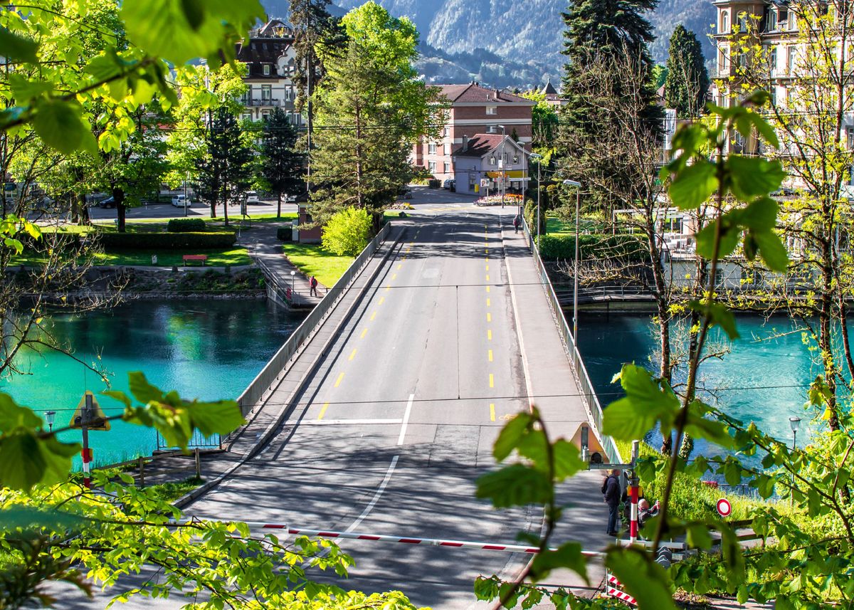 'Interlaken Bridge' Poster by Kleber Seidel | Displate