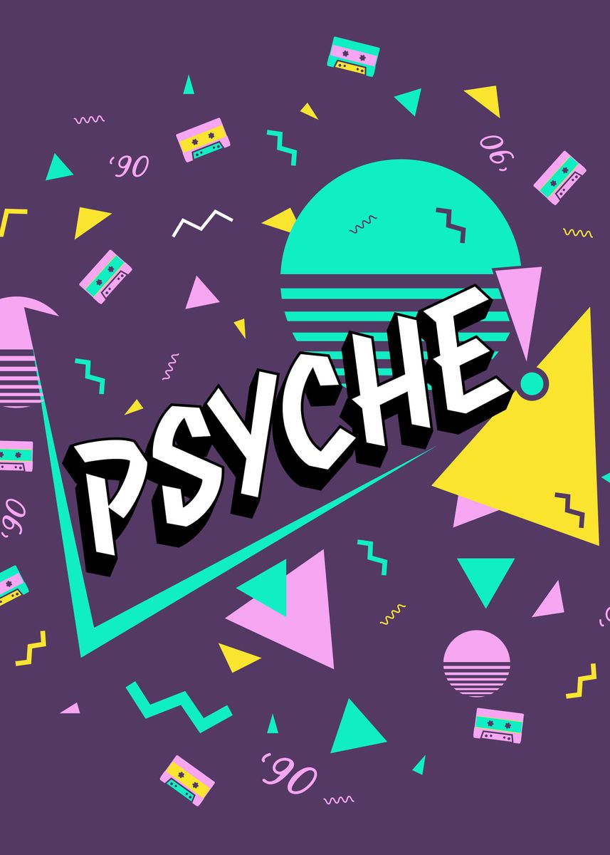 'Psyche' Poster, picture, metal print, paint by rocket man | Displate