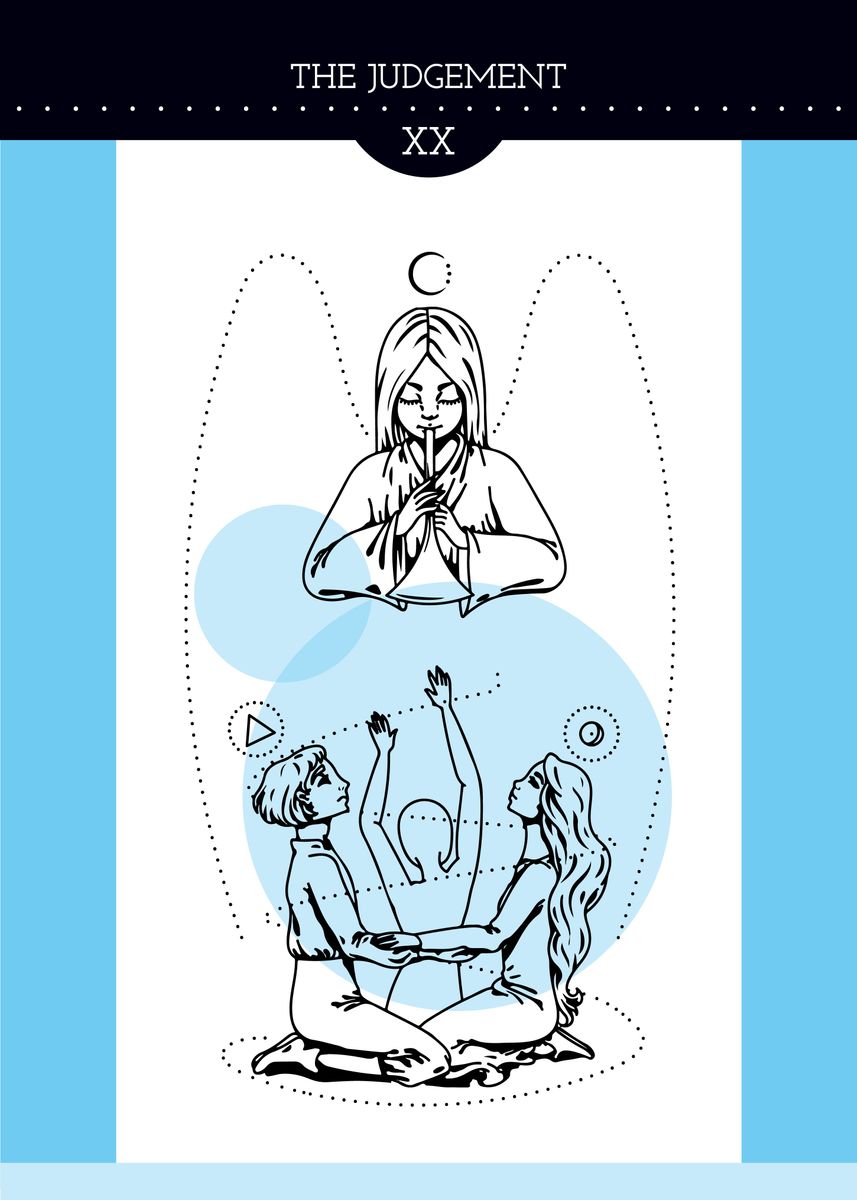 'The Judgement' Poster, picture, metal print, paint by Raíssa Sansaloni ...