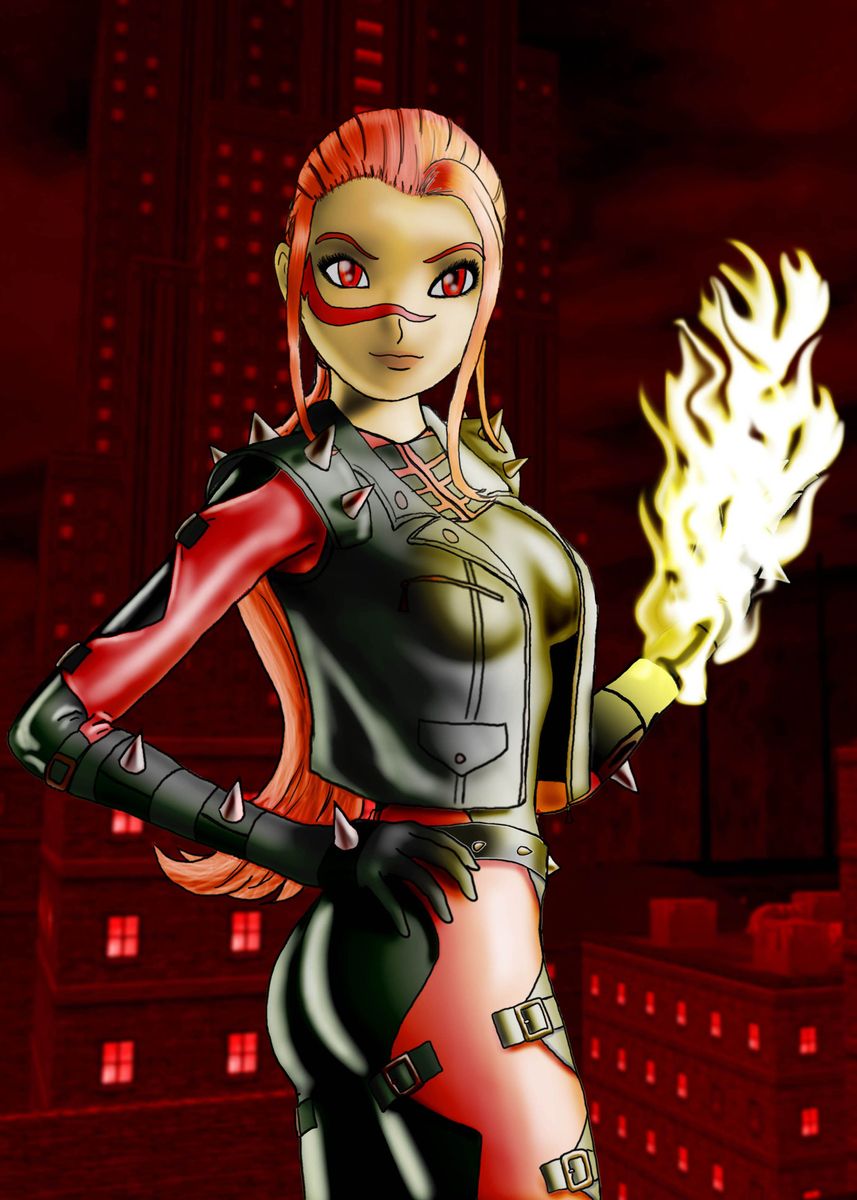 'Cinder Fury' Poster by Nathaniel Calton | Displate