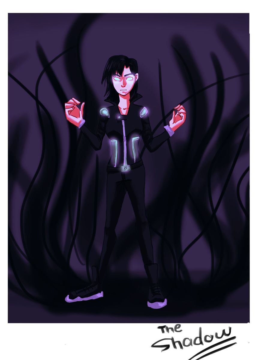 'The Shadow' Poster, picture, metal print, paint by Eve | Displate