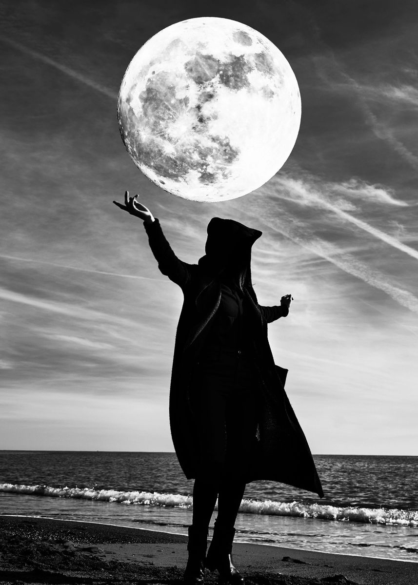 'Moon dance' Poster by Snisovik Prints | Displate