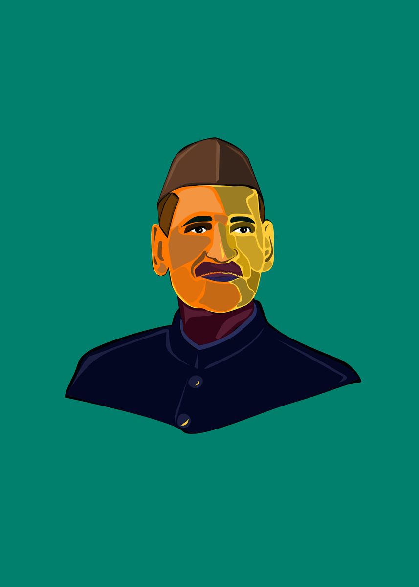 'Shankar Dayal Sharma' Poster, picture, metal print, paint by Rockac ...