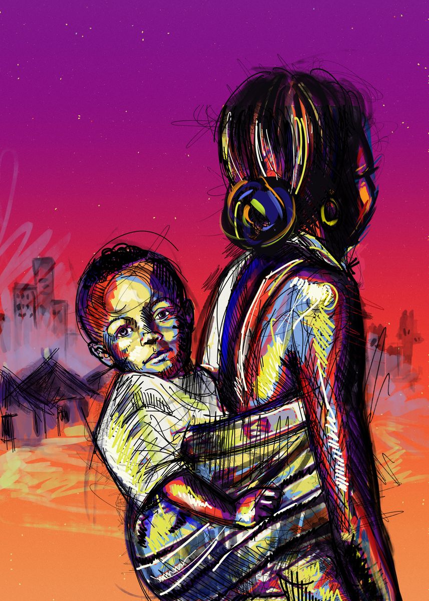 'Hopeful Tomorrow' Poster, picture, metal print, paint by Puray ...