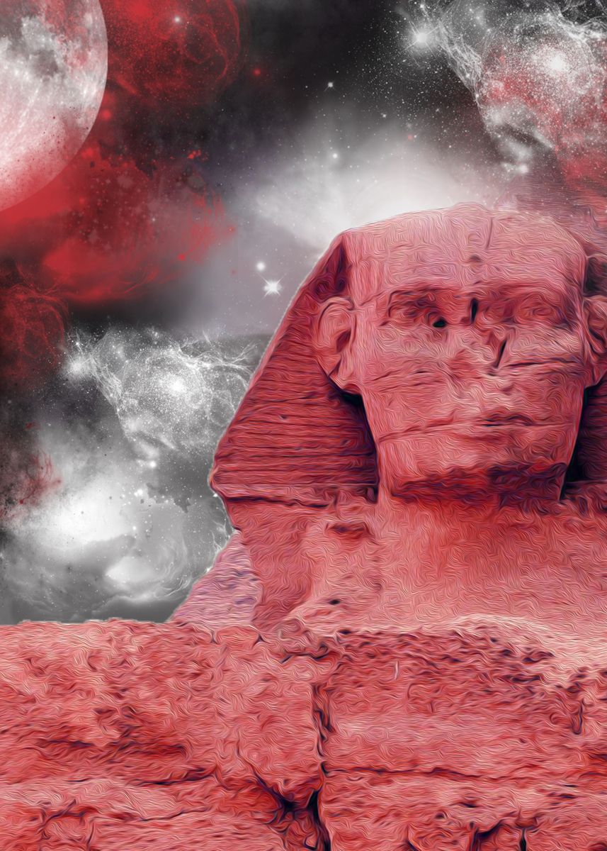 'sphinx' Poster by Fantasy Worlds | Displate