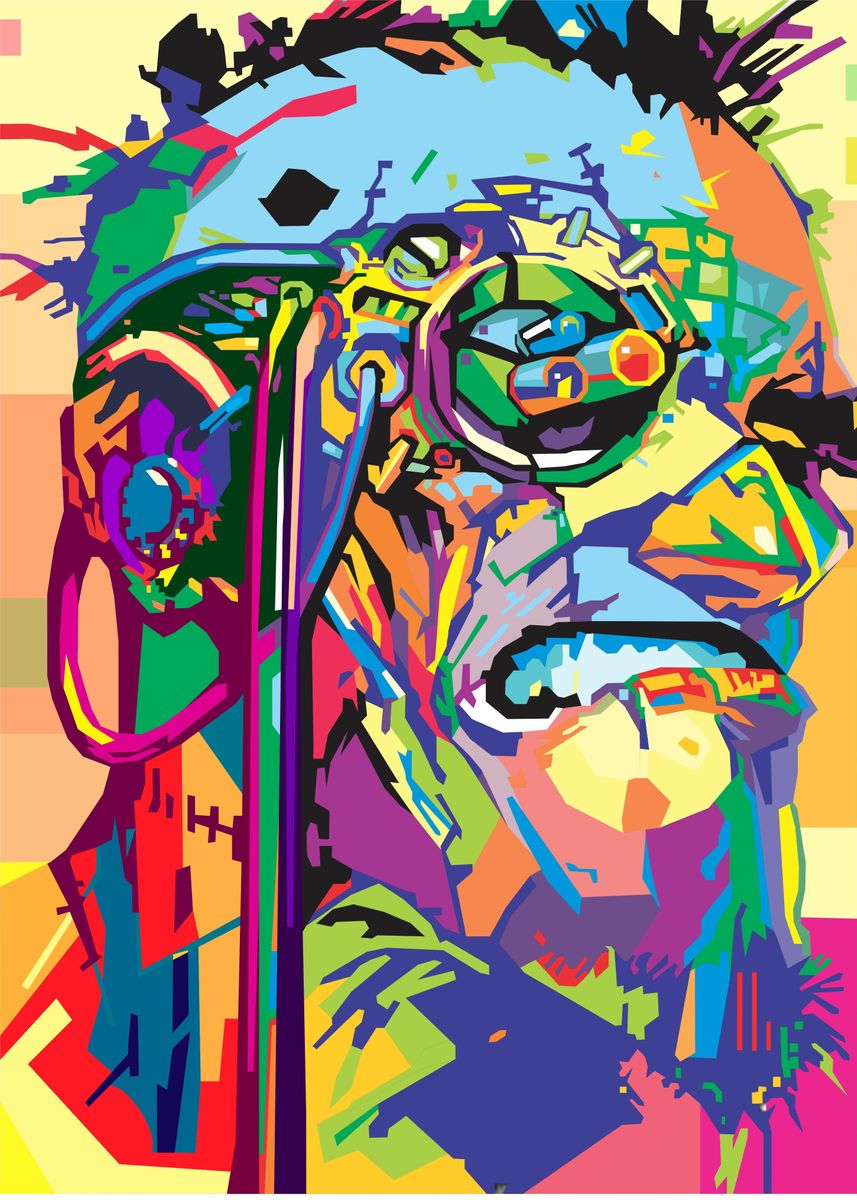 'Monster Pop art' Poster, picture, metal print, paint by Fais Fidi ...