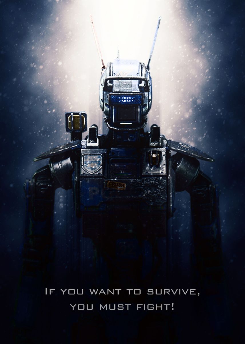 'Chappie' Poster, picture, metal print, paint by Gab Fernando | Displate