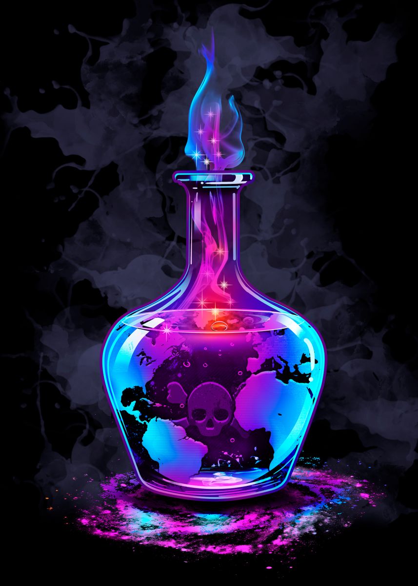 'Poison ' Poster, picture, metal print, paint by Alfonso Navas | Displate