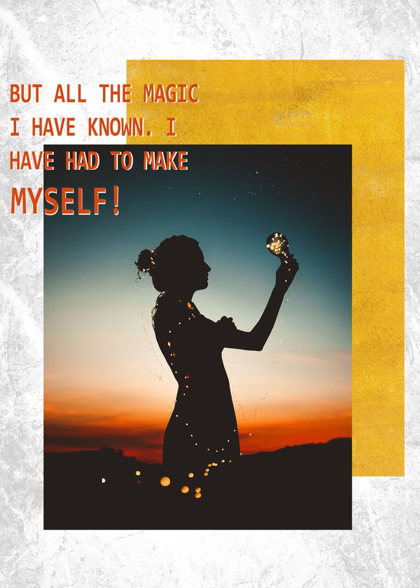 'Magic Within' Poster by sudevi sen | Displate