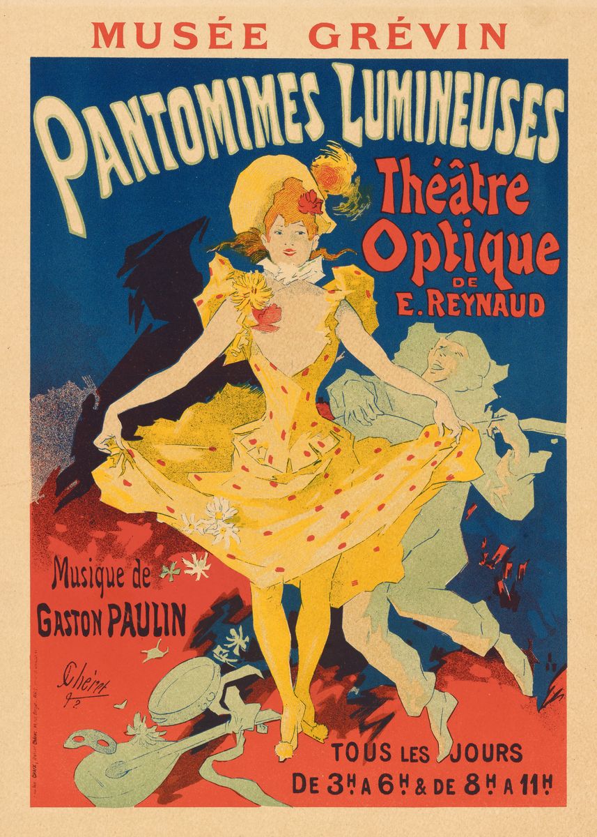 'Pantomimes Lumineuses' Poster, picture, metal print, paint by Amazing ...