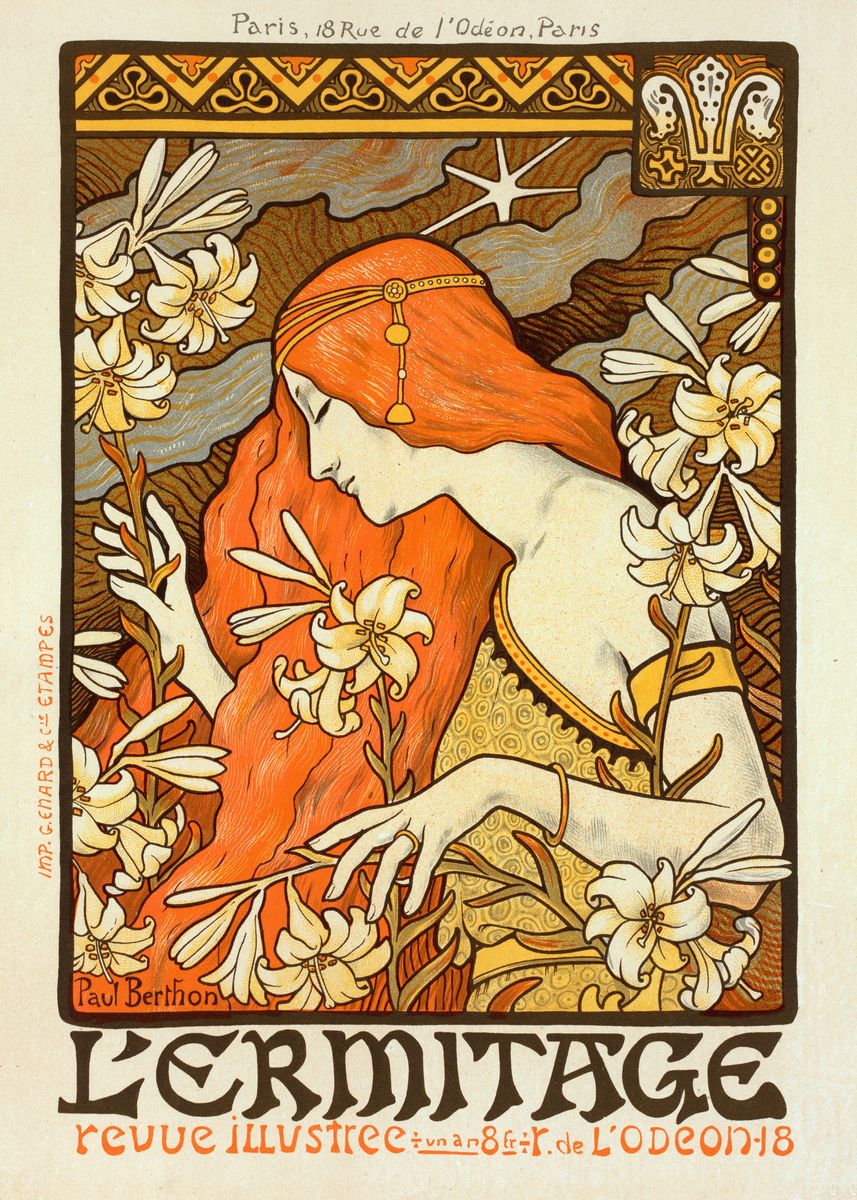 'The hermitage' Poster, picture, metal print, paint by Amazing Vintage ...