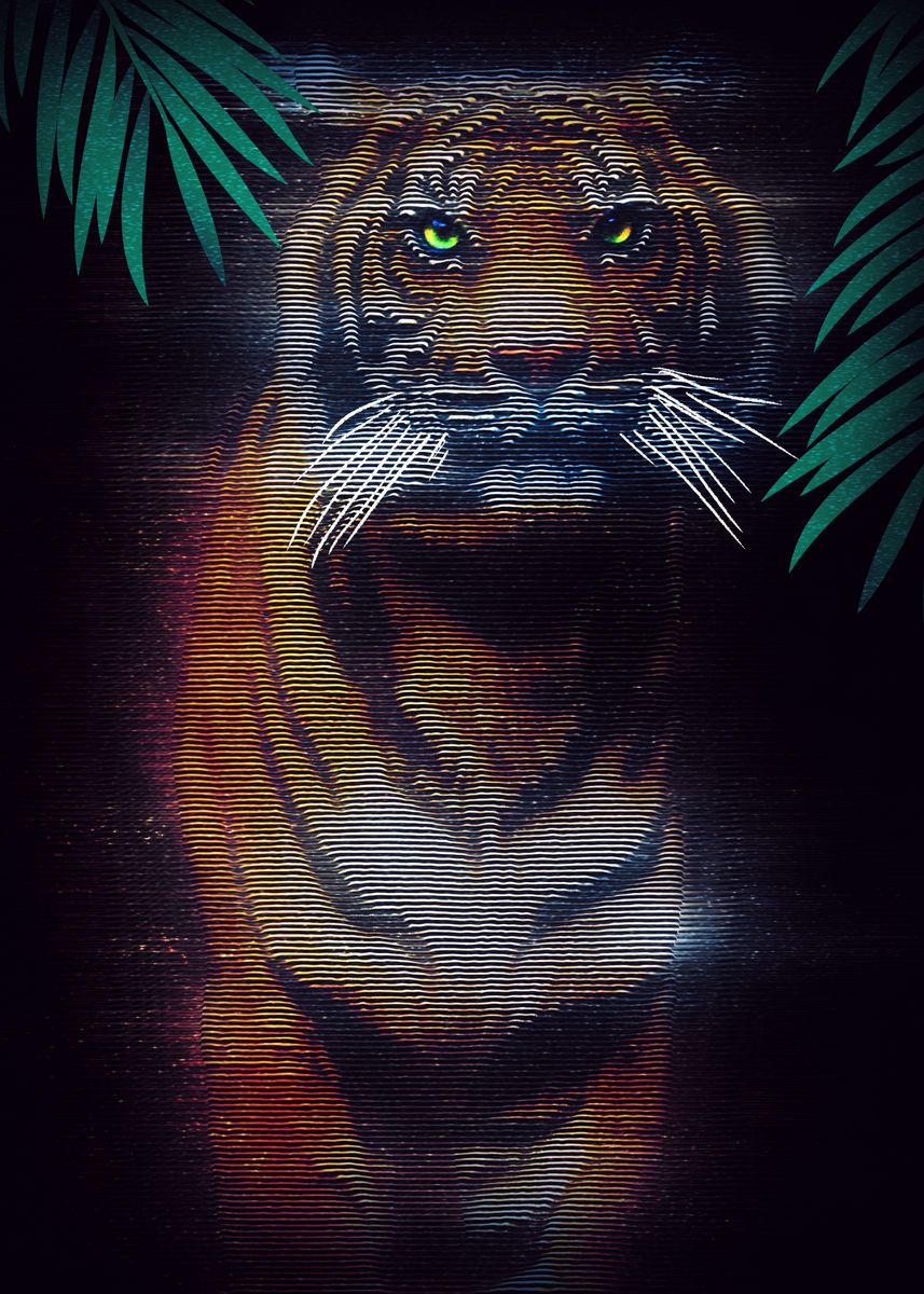'Tiger' Poster by icarus | Displate