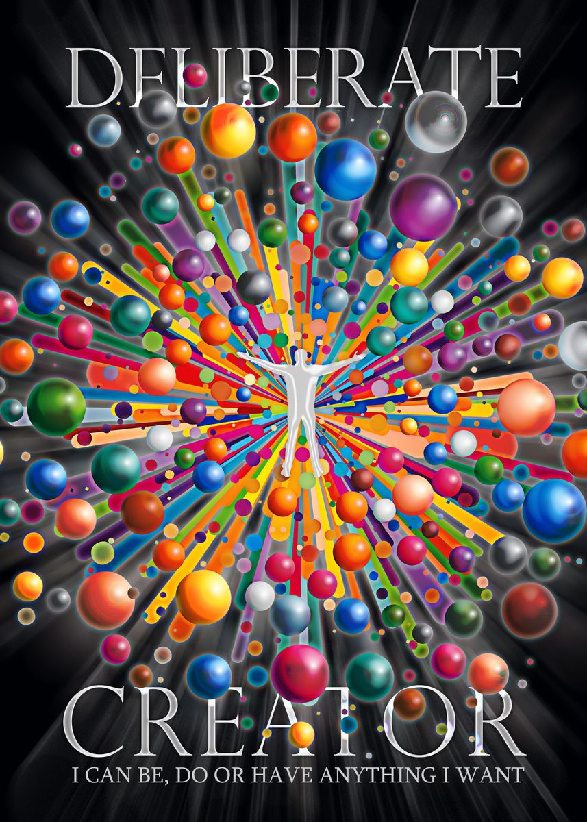 'Deliberate Creator ' Poster, picture, metal print, paint by М Dam ...