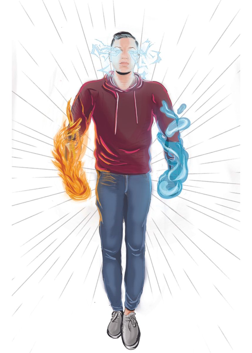 'The Elementalist ' Poster, picture, metal print, paint by Rakotomalala ...