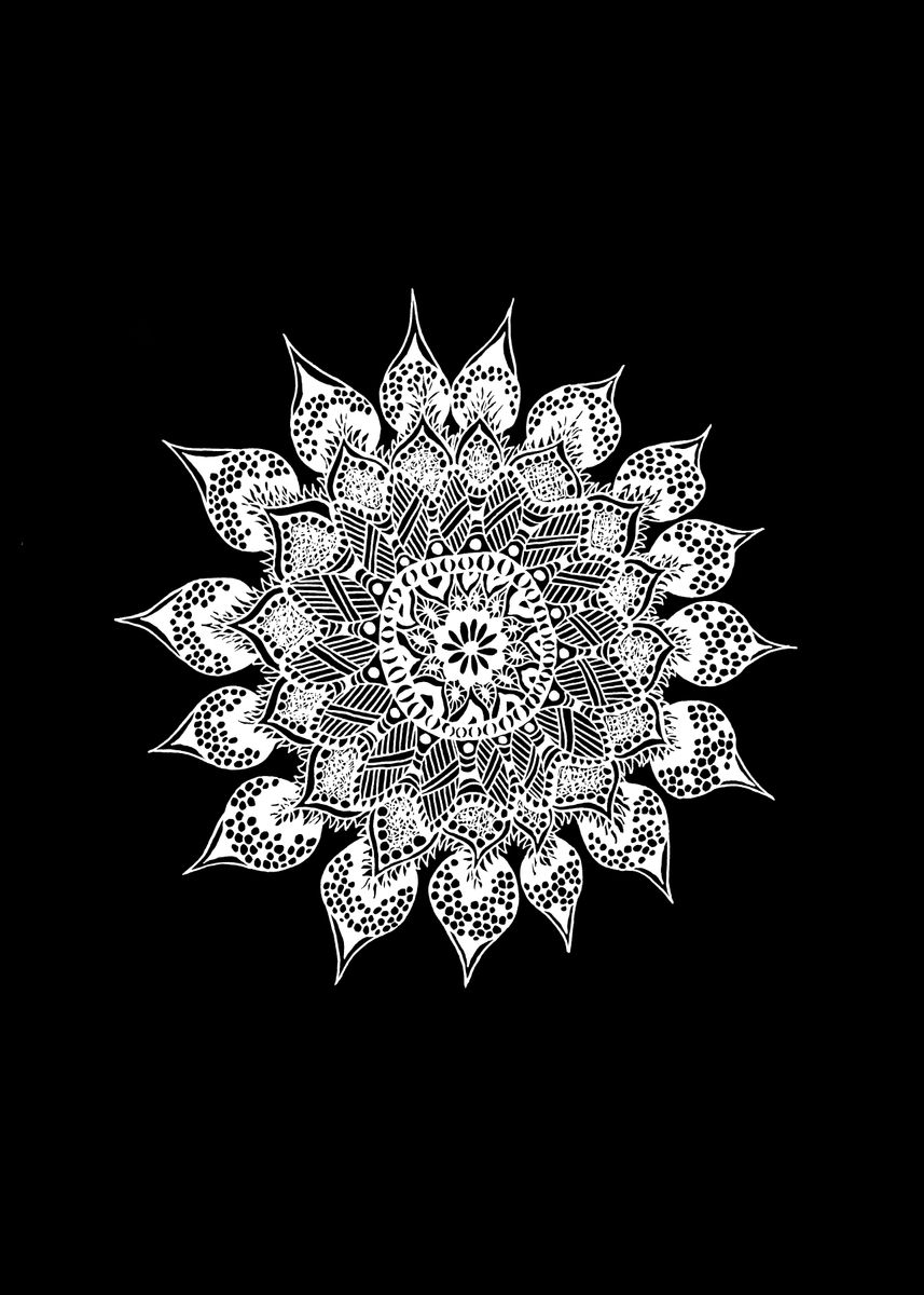 'Taj Mahal Mandala' Poster, picture, metal print, paint by Marilyn Lowe ...