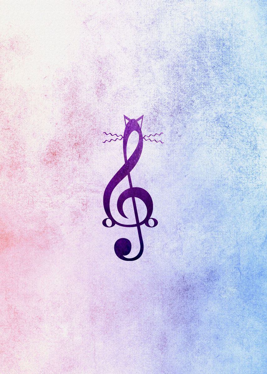 'Meowsical' Poster by Jennifer | Displate