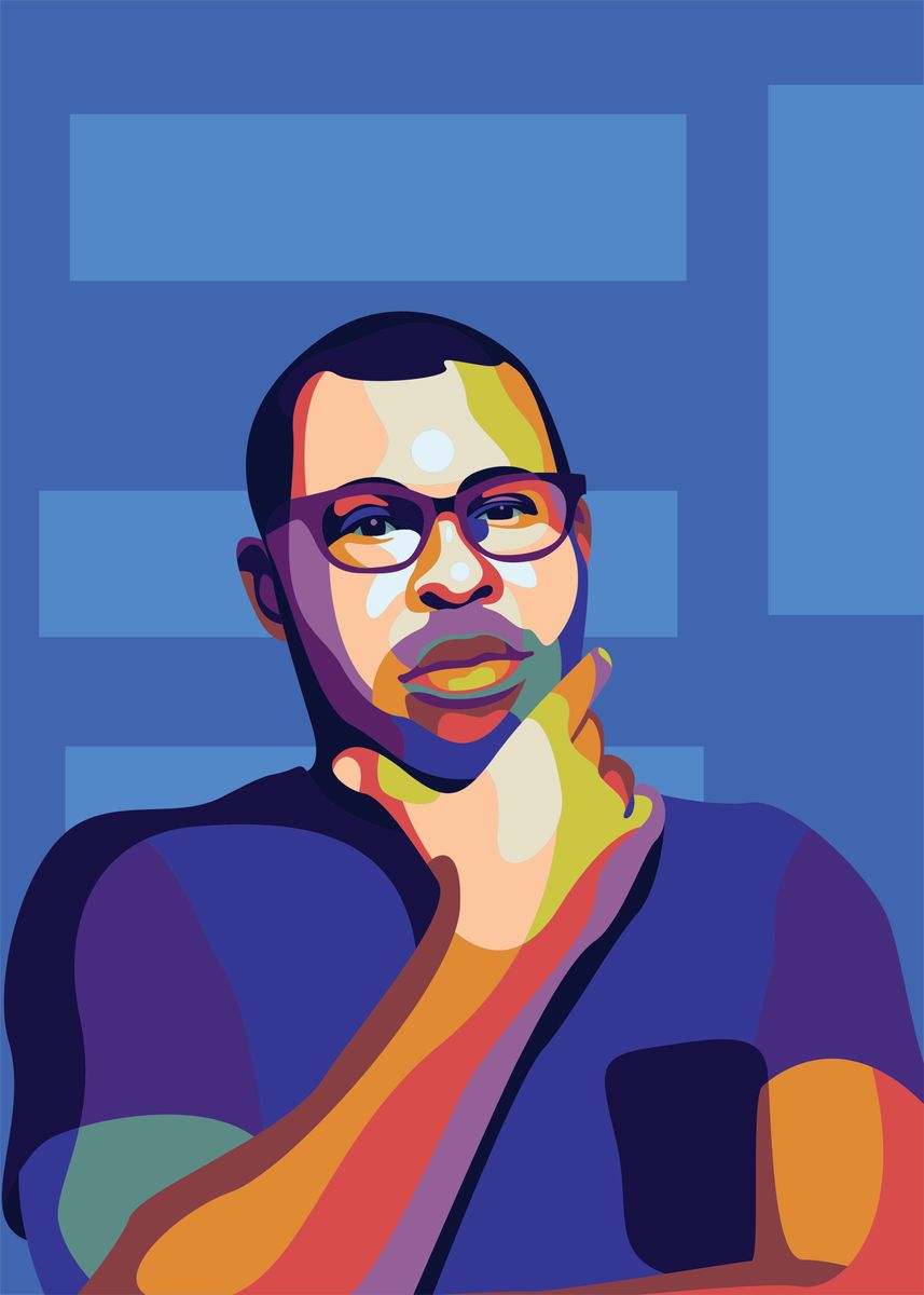 'Jordan Peele' Poster, picture, metal print, paint by bayu yuniatini ...