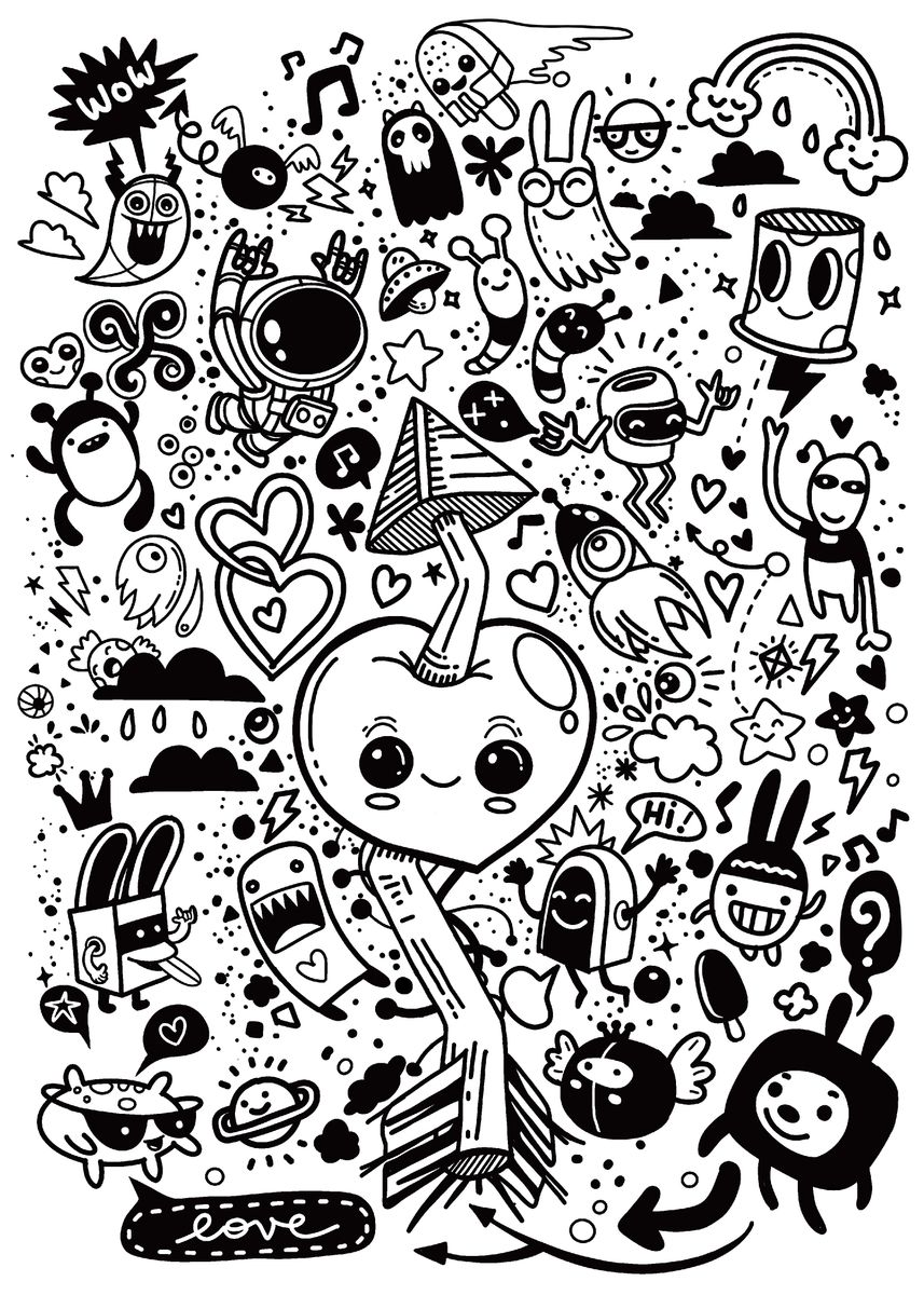 'Love and fun concept' Poster by 9george pongatichat | Displate