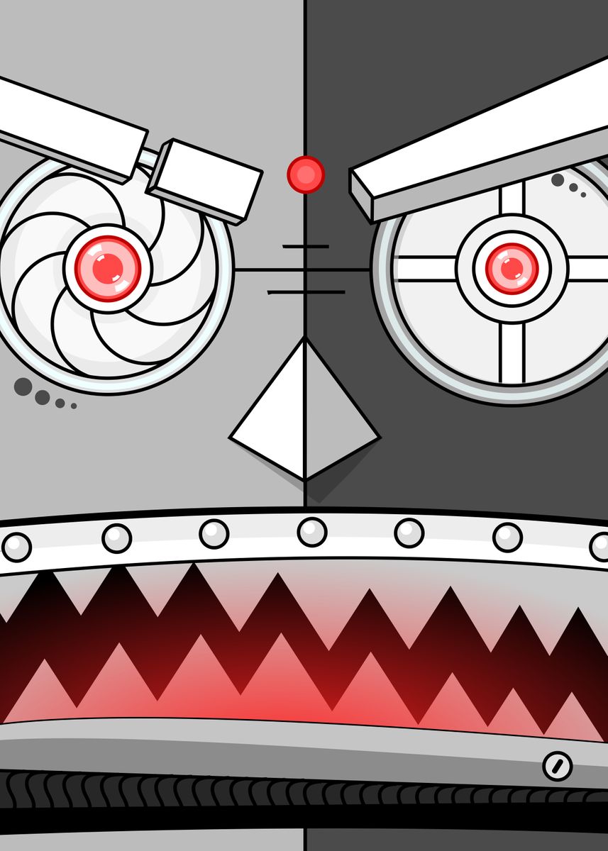 'Bad Robot' Poster by Paulo Navarro | Displate