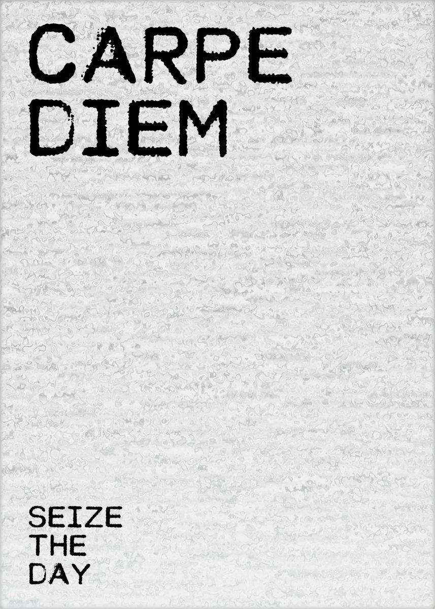 'Seize The Day' Poster, picture, metal print, paint by Josh B | Displate