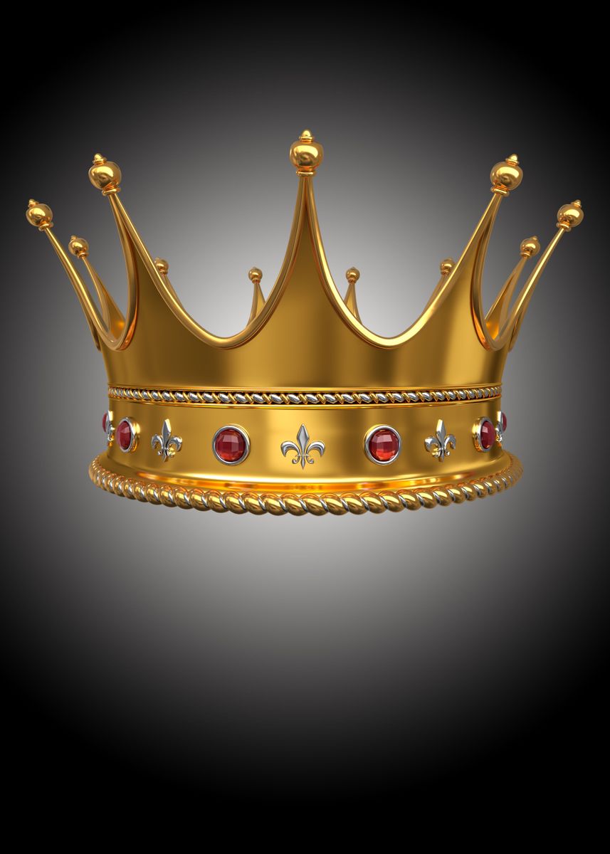 'Crown Of King Dark' Poster by Artify | Displate
