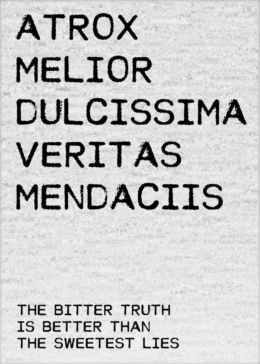 'The Bitter Truth' Poster, picture, metal print, paint by Creatify ...