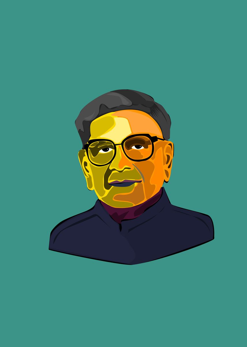 'Shri R Venkataraman' Poster, picture, metal print, paint by Rockac ...