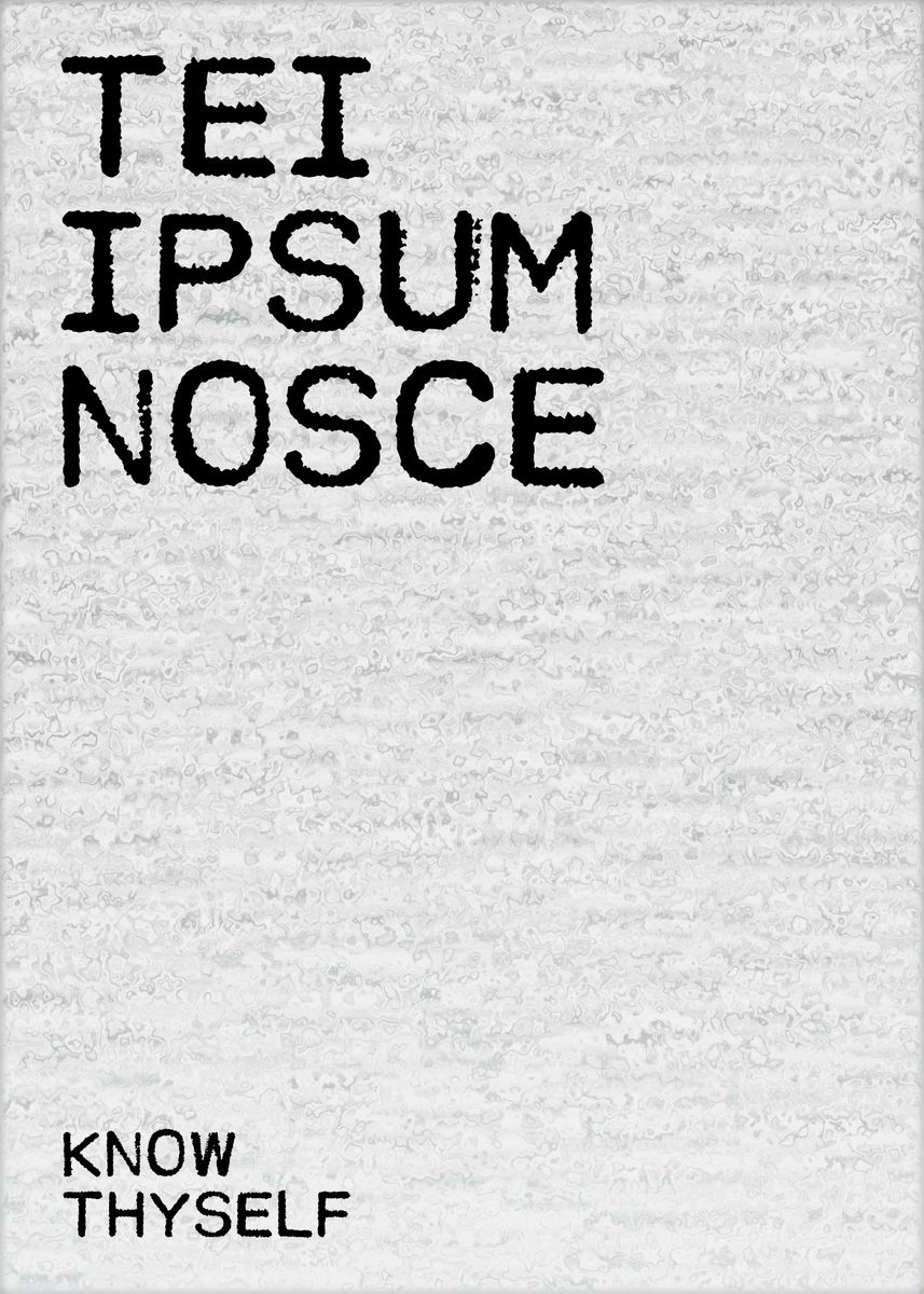 'Know Thyself' Poster by Josh B | Displate