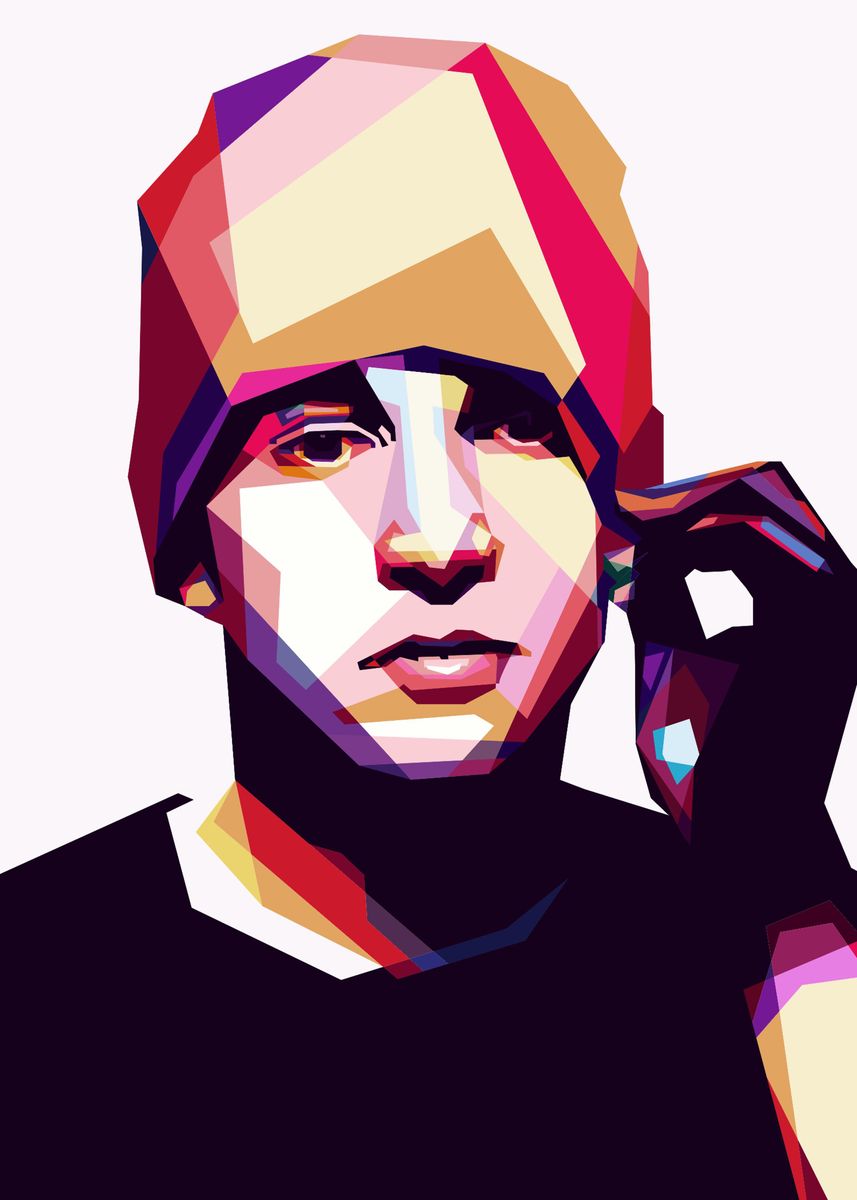 'Joseph Tyler' Poster, picture, metal print, paint by Dip's WPAP ...