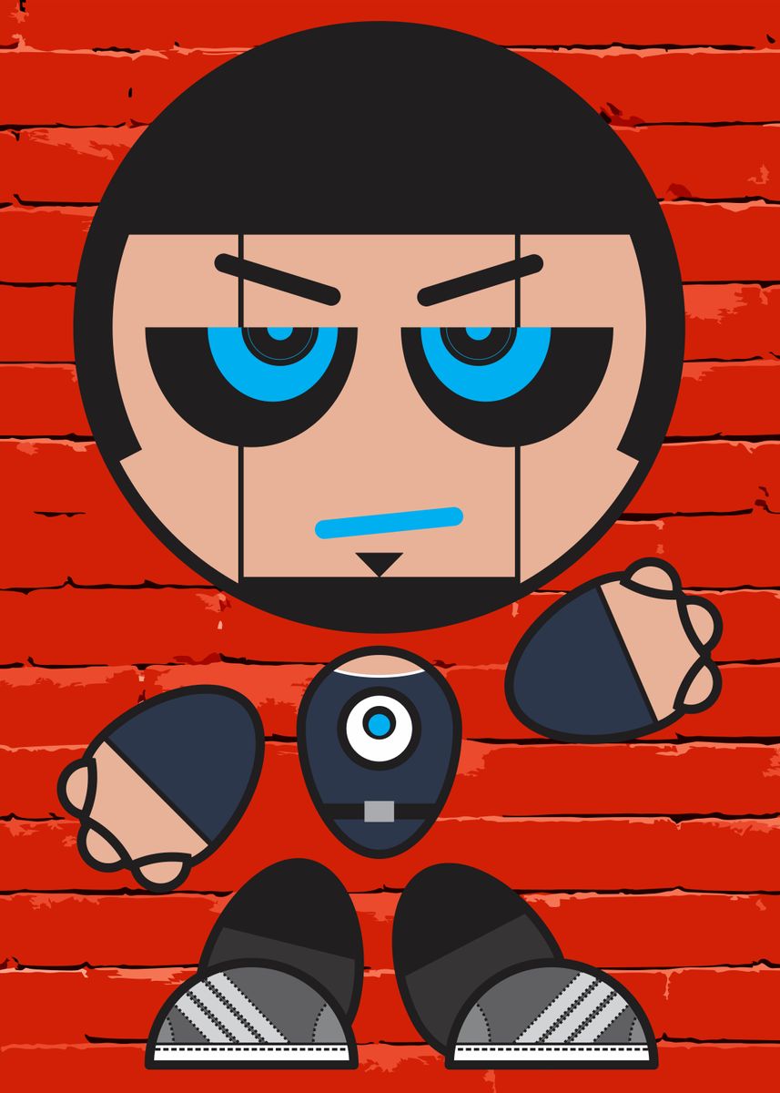 'Graffiti Self Portrait' Poster by AdiDsgn | Displate