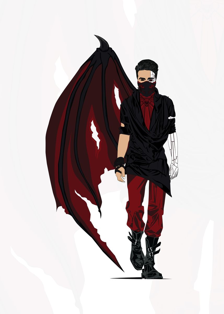 'The Stealth man' Poster, picture, metal print, paint by syn creatype ...