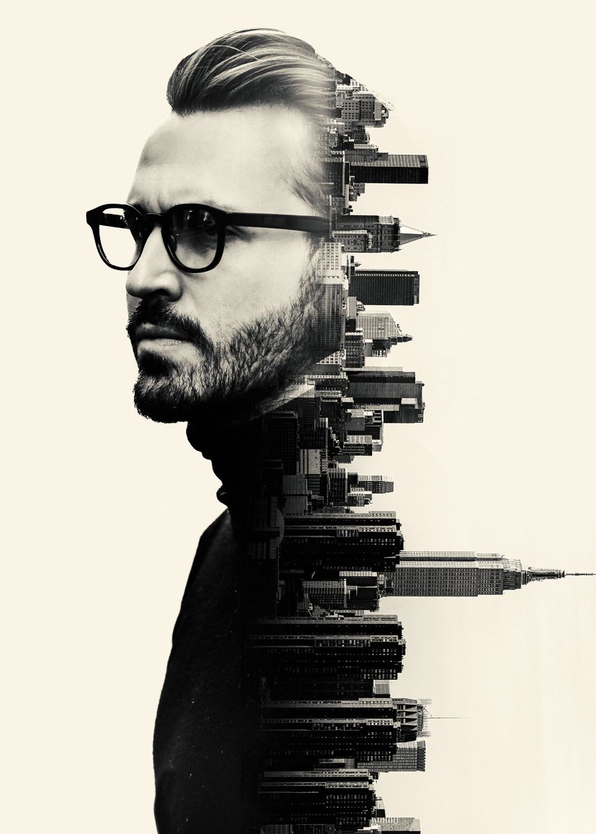 'Man made' Poster, picture, metal print, paint by Karabo Kekana | Displate