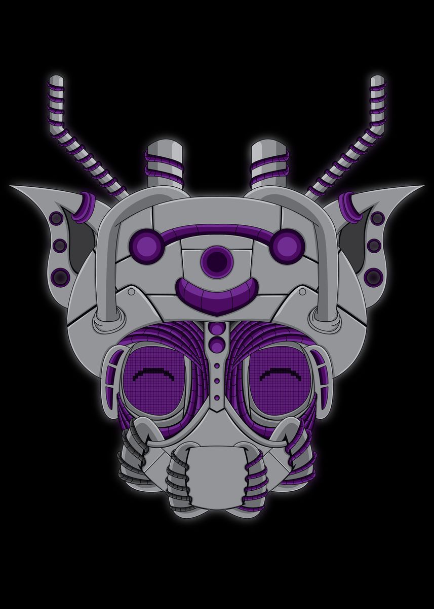 'The cute purple puppet' Poster by syn creatype | Displate