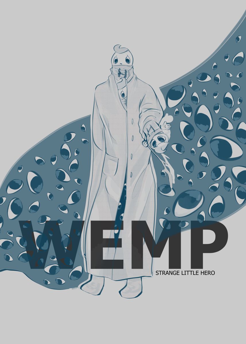 'Little WEMPS' Poster, picture, metal print, paint by DashDash Punch ...