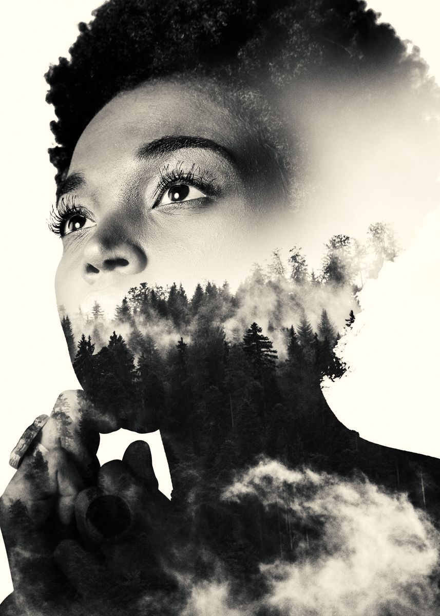 'Mother Nature' Poster, picture, metal print, paint by Karabo Kekana ...