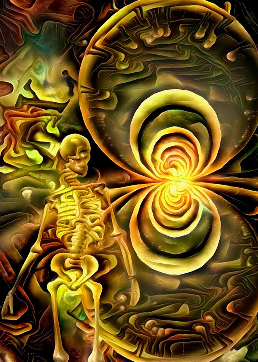 'Eternal life' Poster, picture, metal print, paint by Bruce Rolff ...