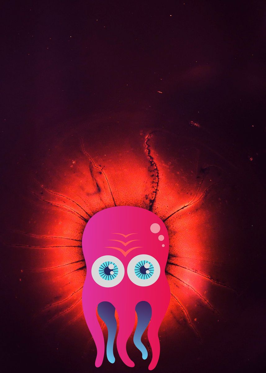 'Glow' Poster by Infected Studio | Displate