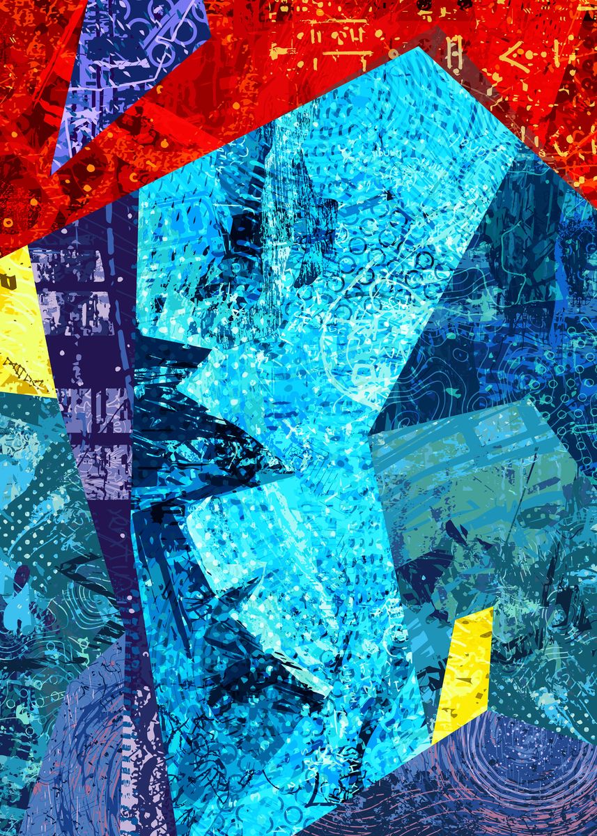 'Color Break 05' Poster by Nick Whitehoune | Displate