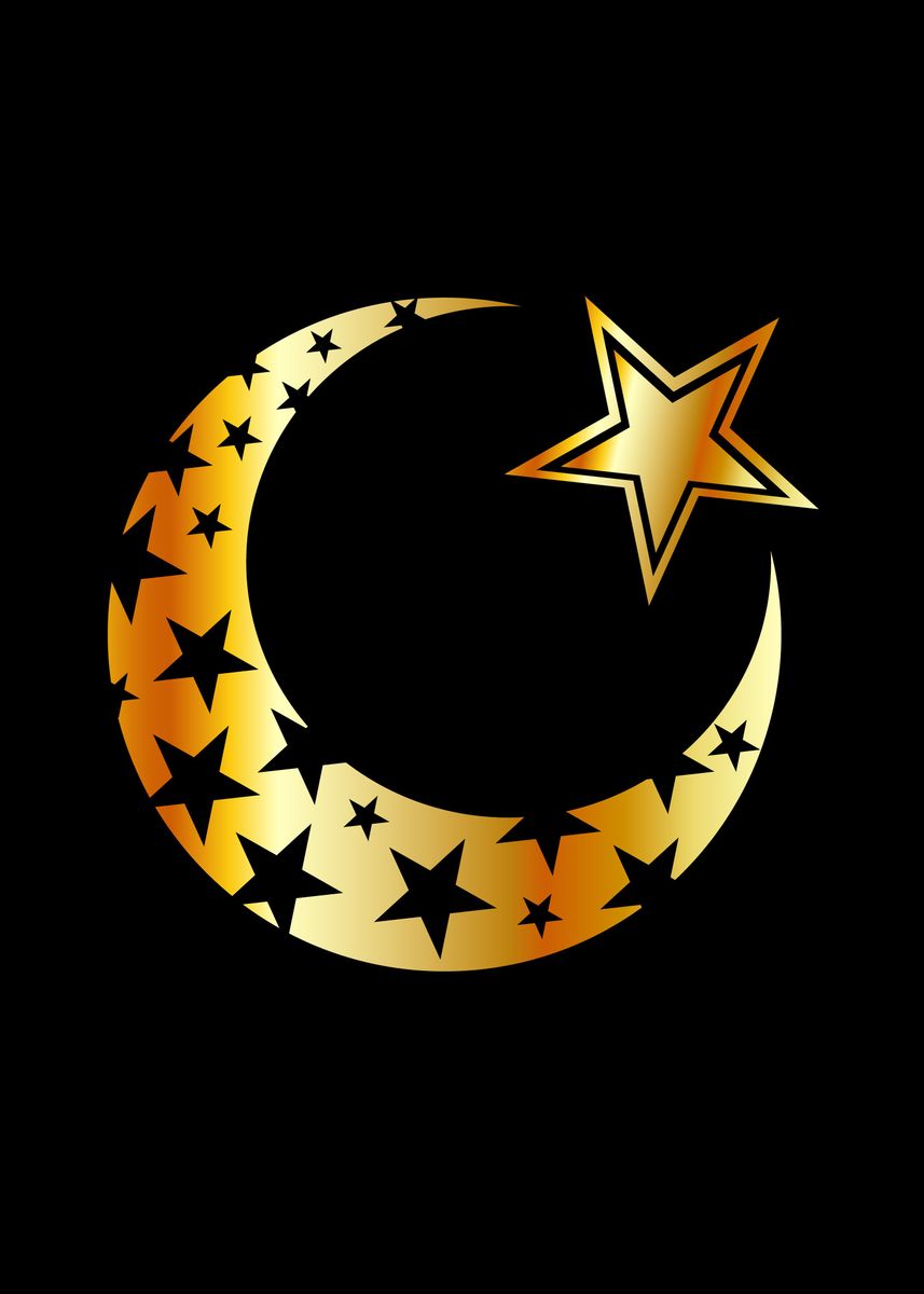 'The Islamic star' Poster by Shawlin I | Displate