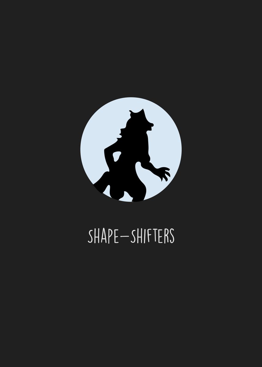 'Shape Shifters' Poster, picture, metal print, paint by Raef Kazi ...