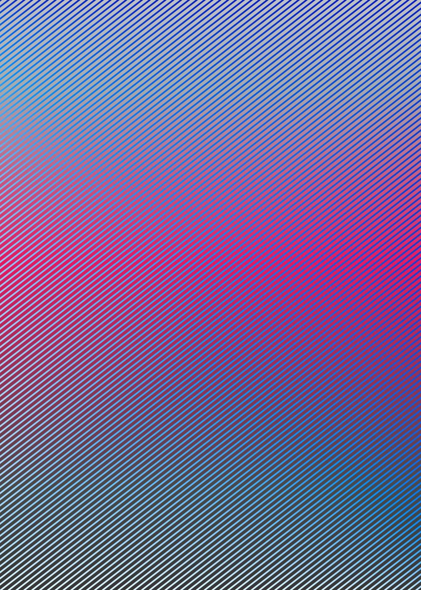 'Pink line abstract' Poster, picture, metal print, paint by Shawlin I ...