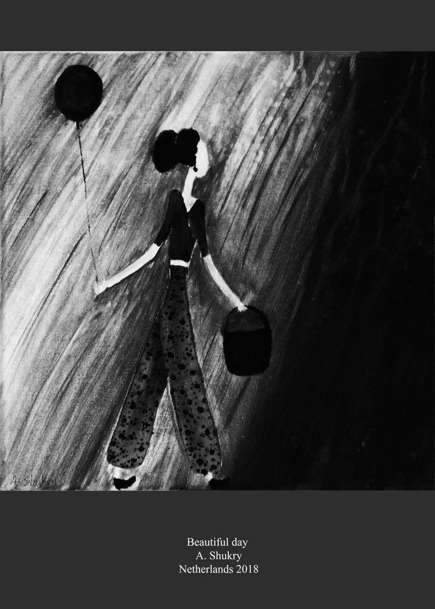 'Beautiful Day' Poster, picture, metal print, paint by Rania | Displate