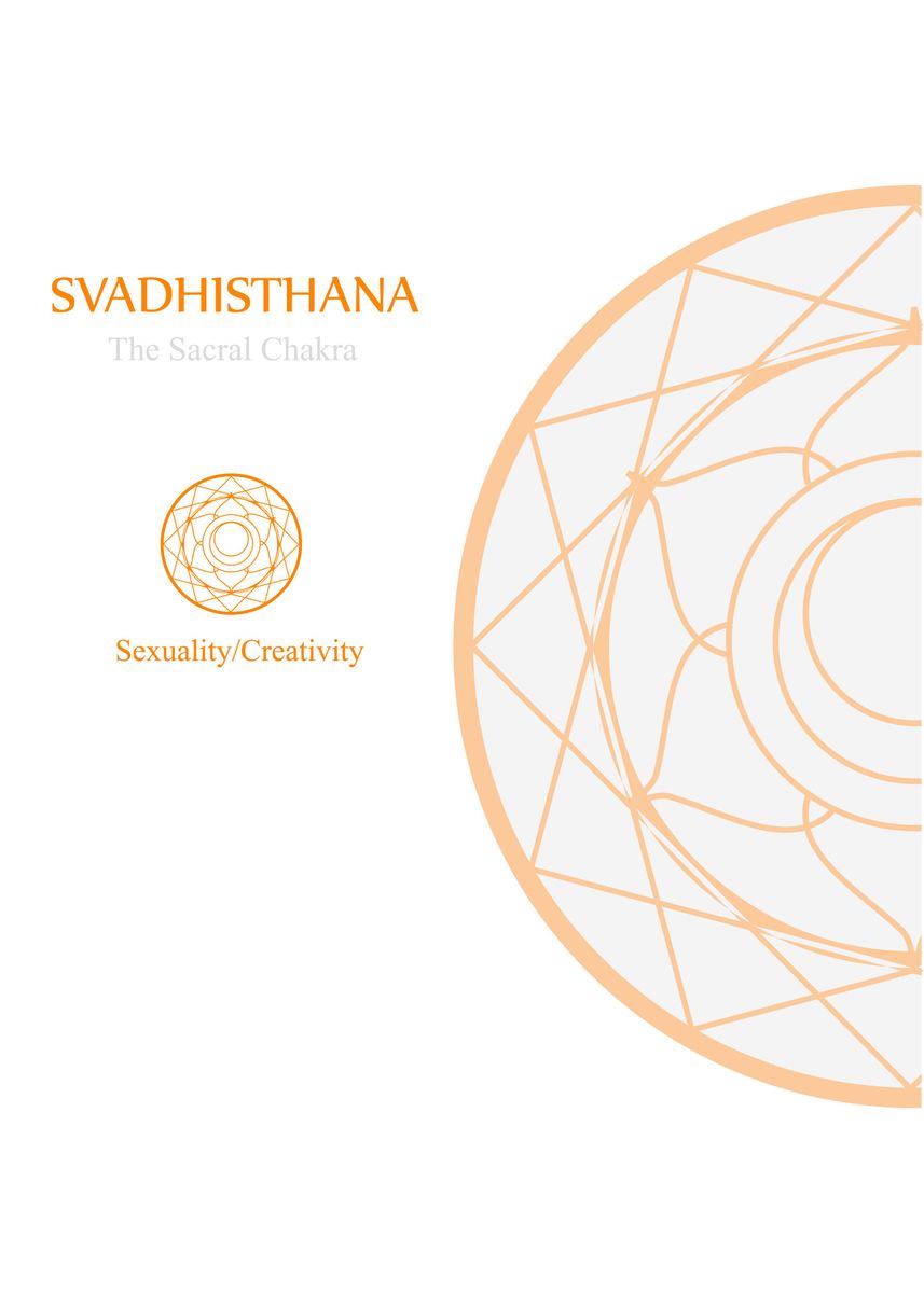 'Svadhisthana sacral chakra' Poster by Shawlin I | Displate