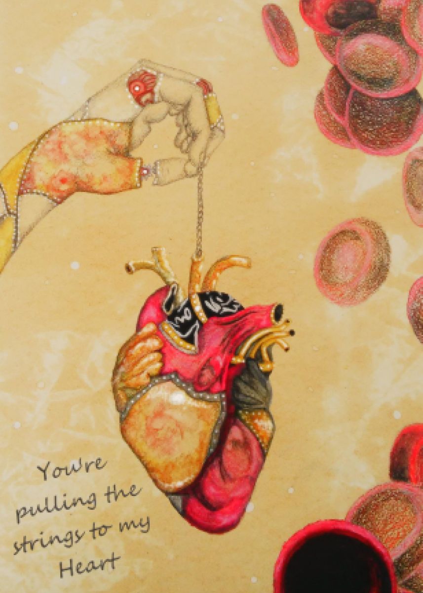 'Heartspuppet' Poster, picture, metal print, paint by Riaan Calitz ...