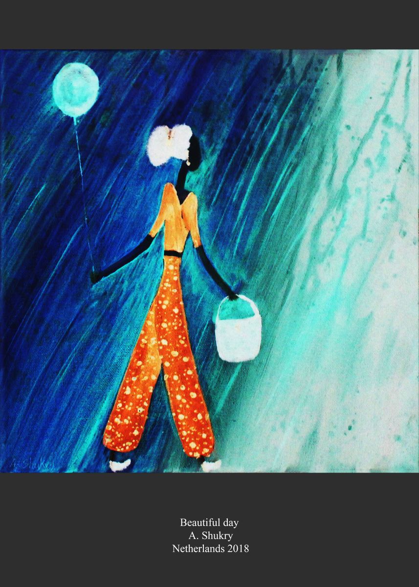 'A BEAUTIFUL DAY' Poster, picture, metal print, paint by A Shukry ...