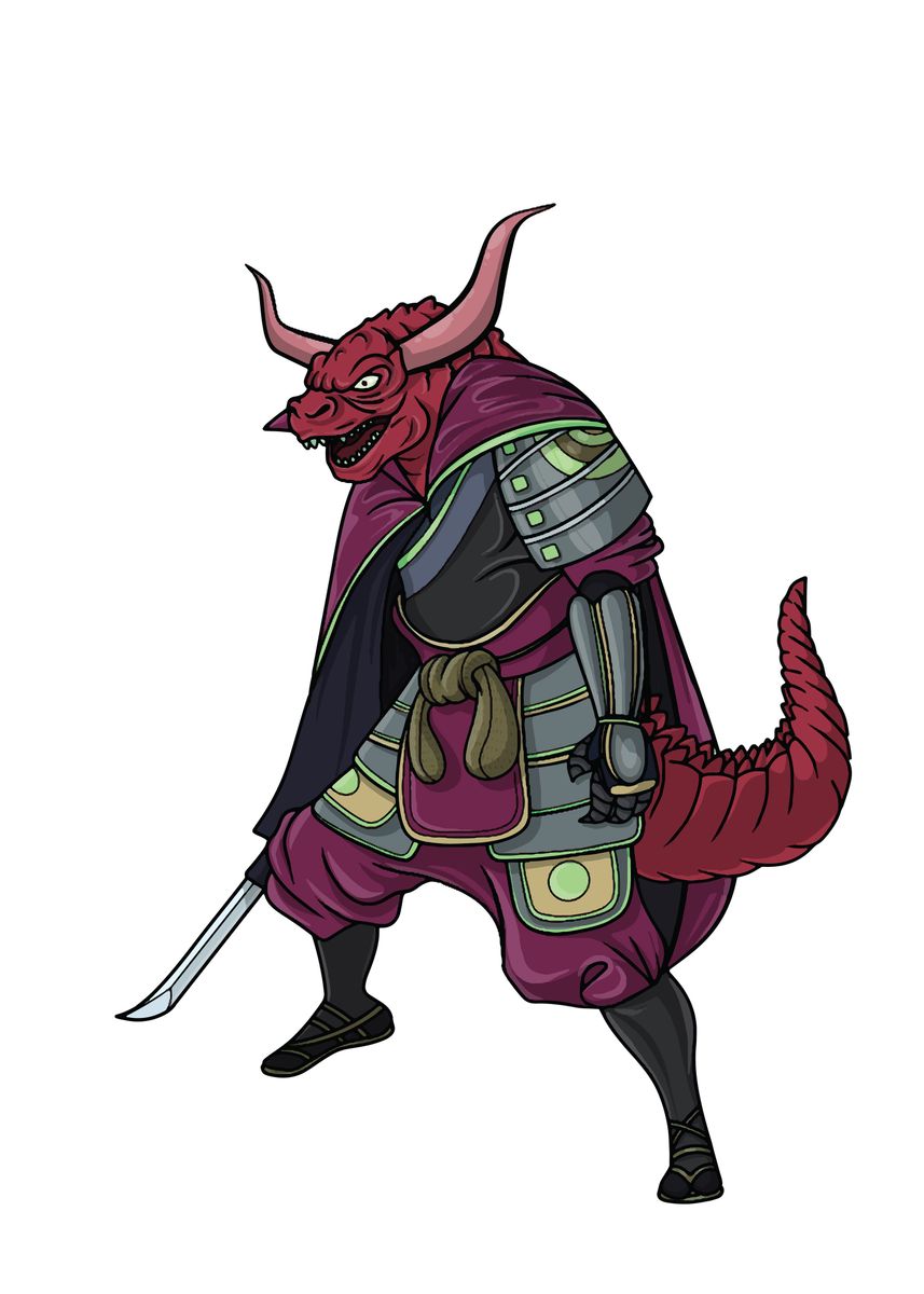 'Samurai Superhero ' Poster by 9george pongatichat | Displate