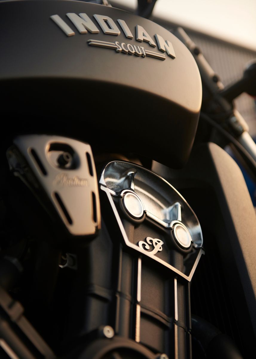 'INDIAN MOTORCYCLE ENGINE' Poster by ivo ivanov | Displate